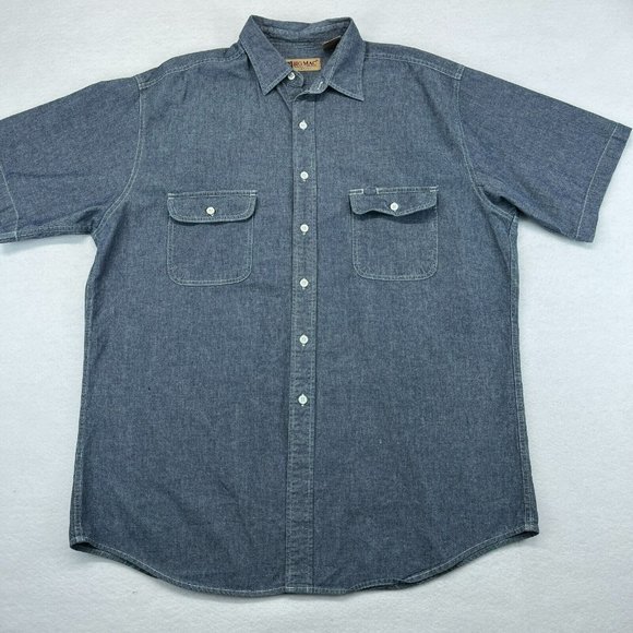 Big Mac | Shirts | Vintage Big Mac Button Up Shirt Xlt Extra Large Tall ...